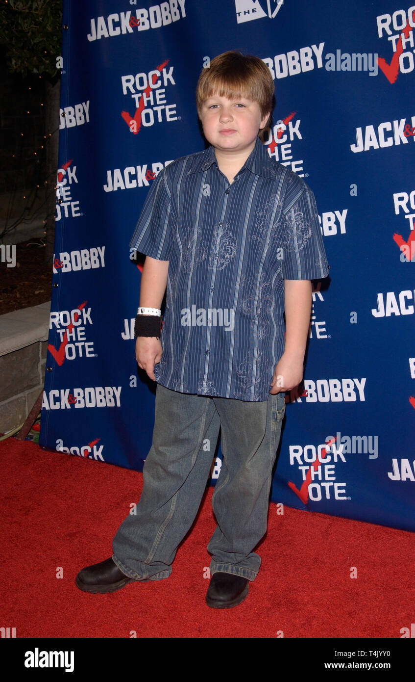 LOS ANGELES, CA. February 29, 2004: Actor ANGUS T. JONES at party at ...