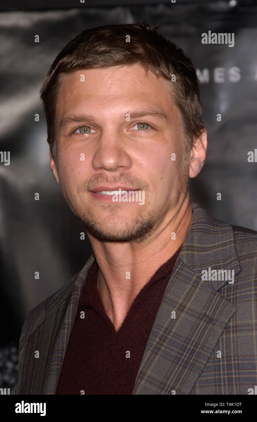 LOS ANGELES, CA. October 06, 2004: Actor MARK BLUCAS at the world ...