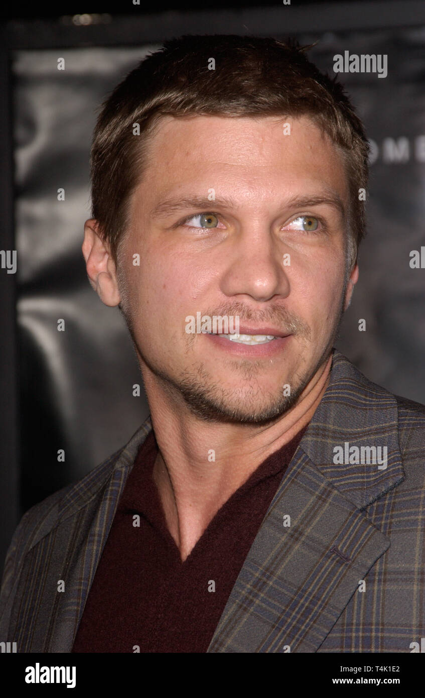 LOS ANGELES, CA. October 06, 2004: Actor MARK BLUCAS at the world ...