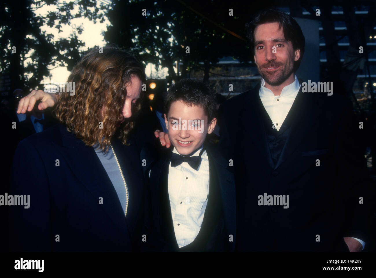 Los Angeles, California, USA 21st March 1994 Actor Elijah Wood, mother ...