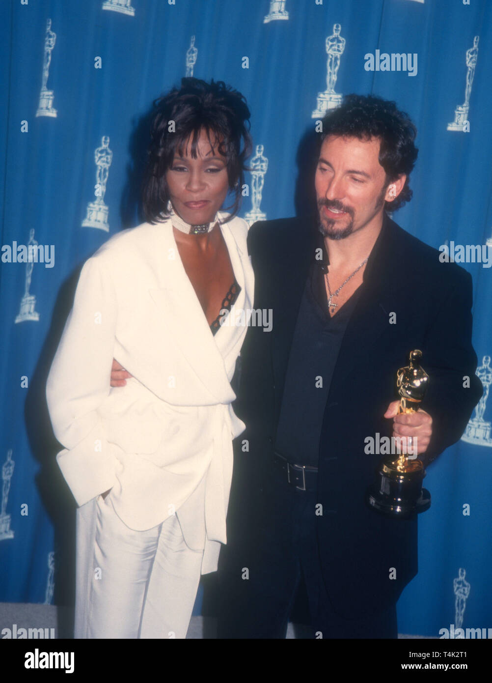 Los Angeles, California, USA 21st March 1994 Singer Whitney Houston and ...