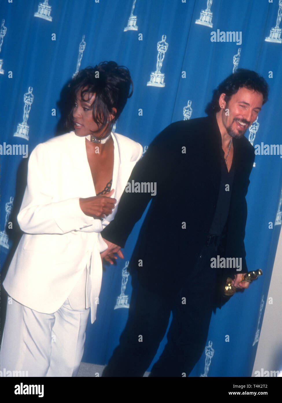 Los Angeles, California, USA 21st March 1994 Singer Whitney Houston and ...
