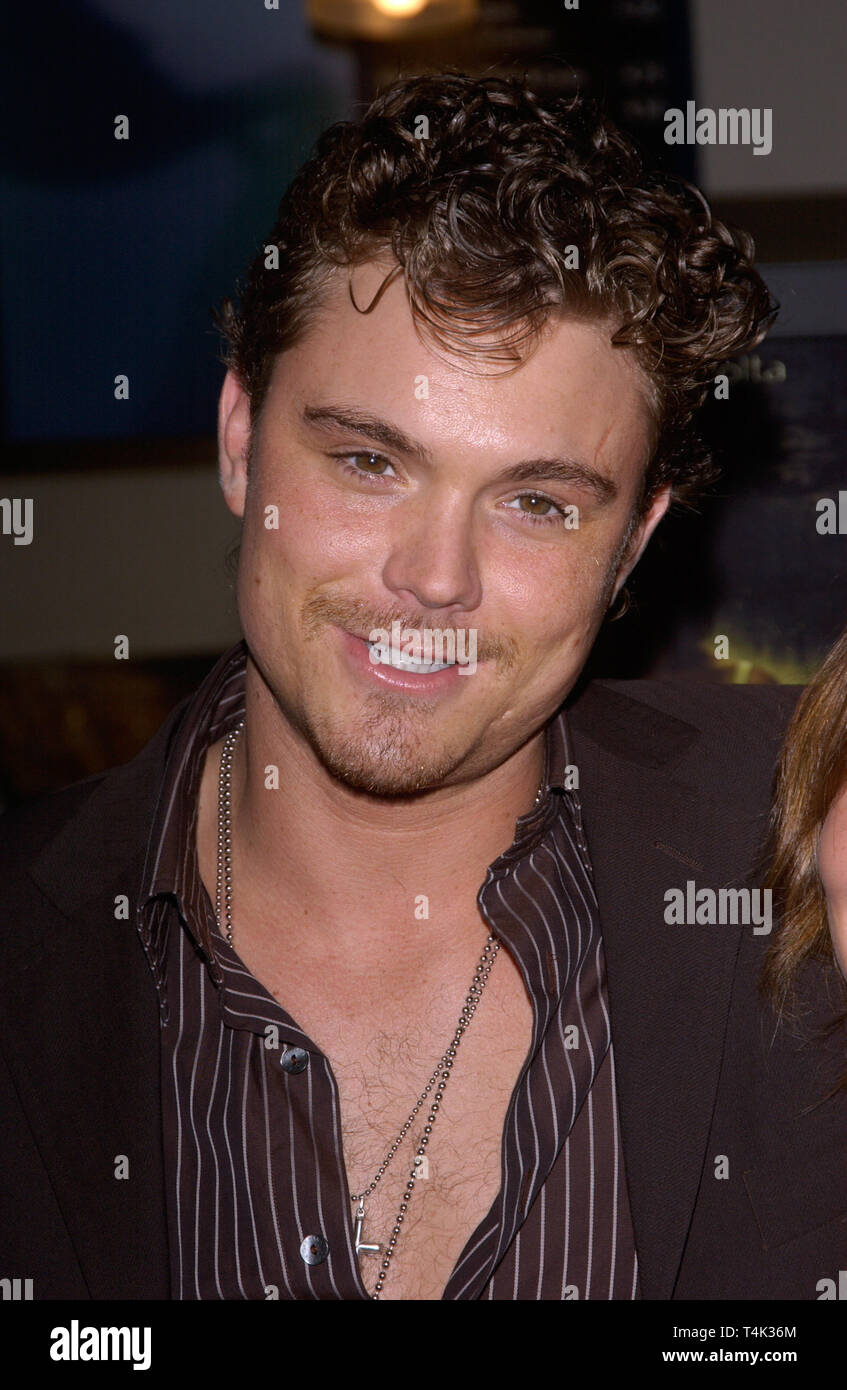 LOS ANGELES, CA. October 17, 2004: Actor CLAYNE CRAWFORD at the ...