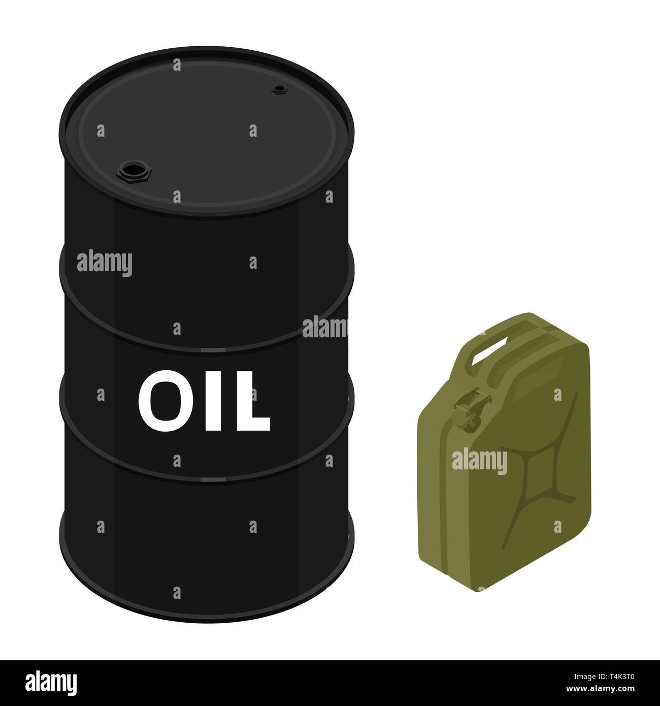 Petrol can cutout Stock Vector Images - Alamy