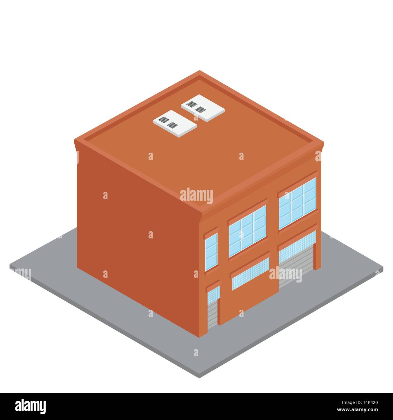 Isometric View Of Building