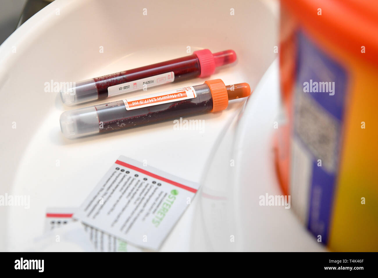 Vials blood taken hi-res stock photography and images - Alamy