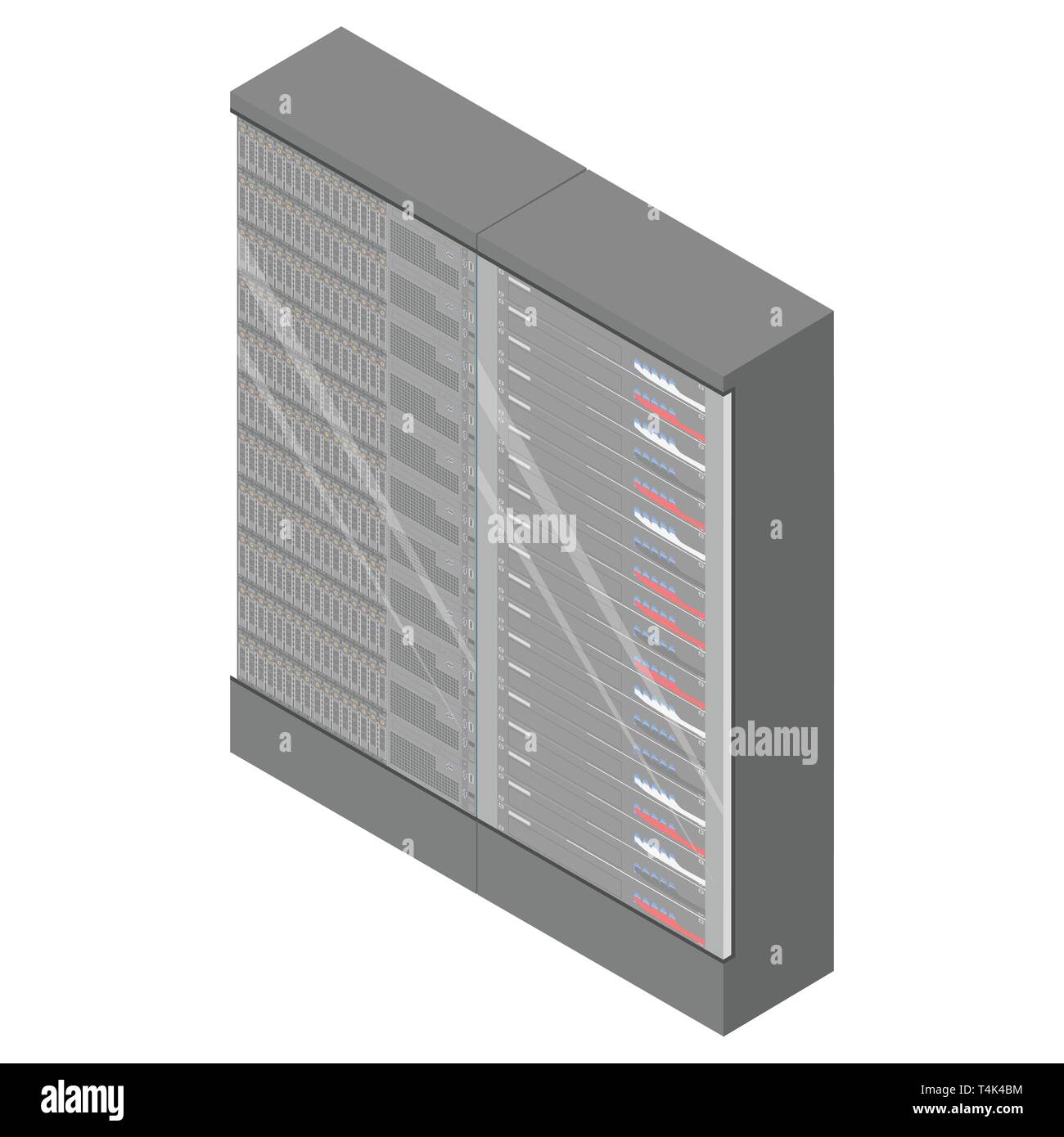 Server racks Stock Vector Images - Alamy