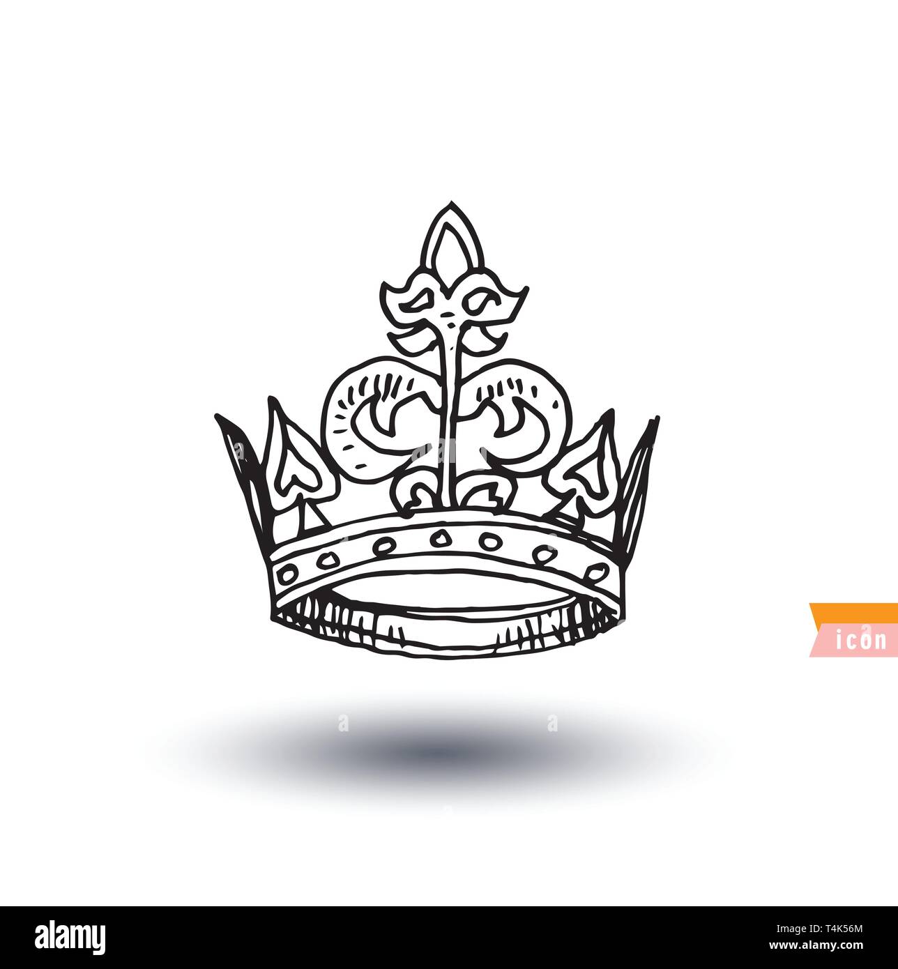 Crown medieval Cut Out Stock Images & Pictures - Alamy
