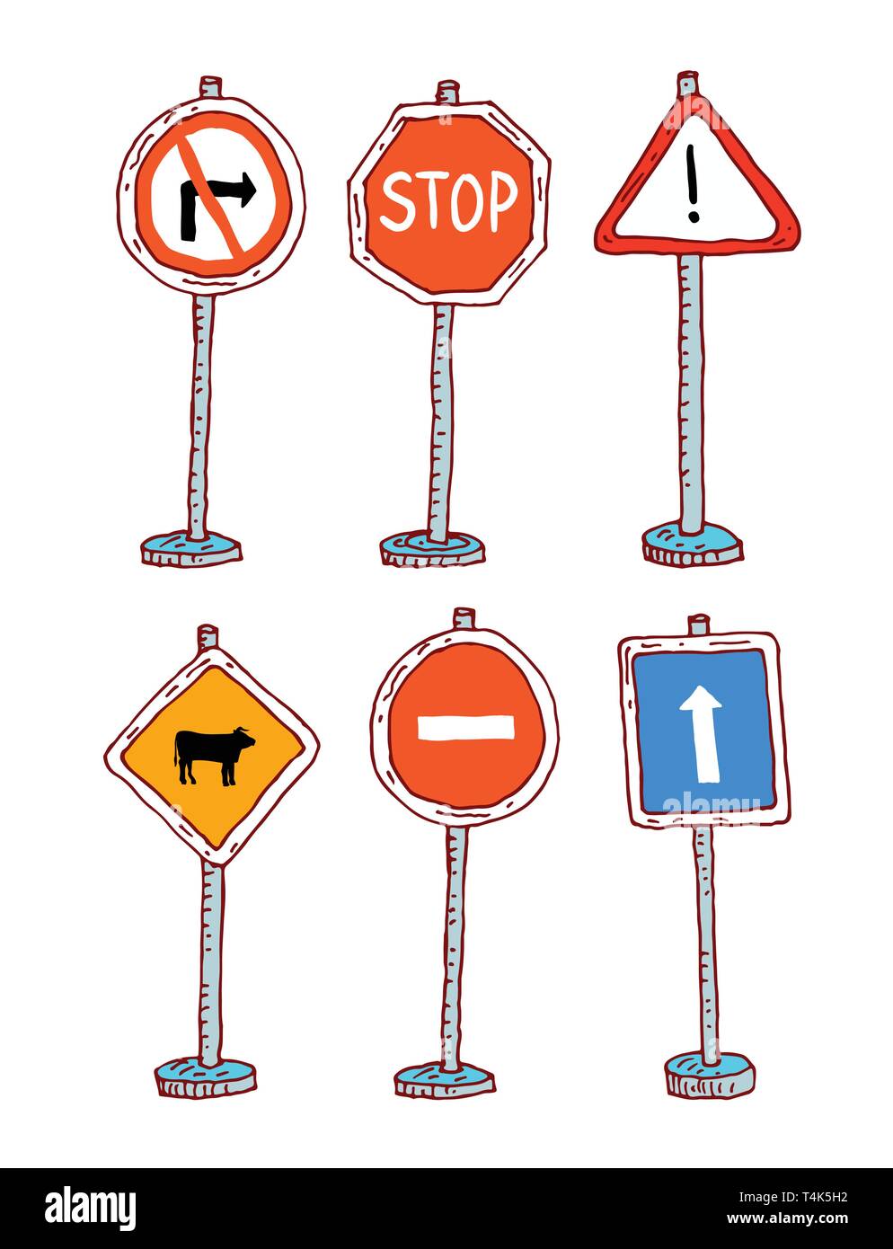 Antique road signs Stock Vector Images - Alamy