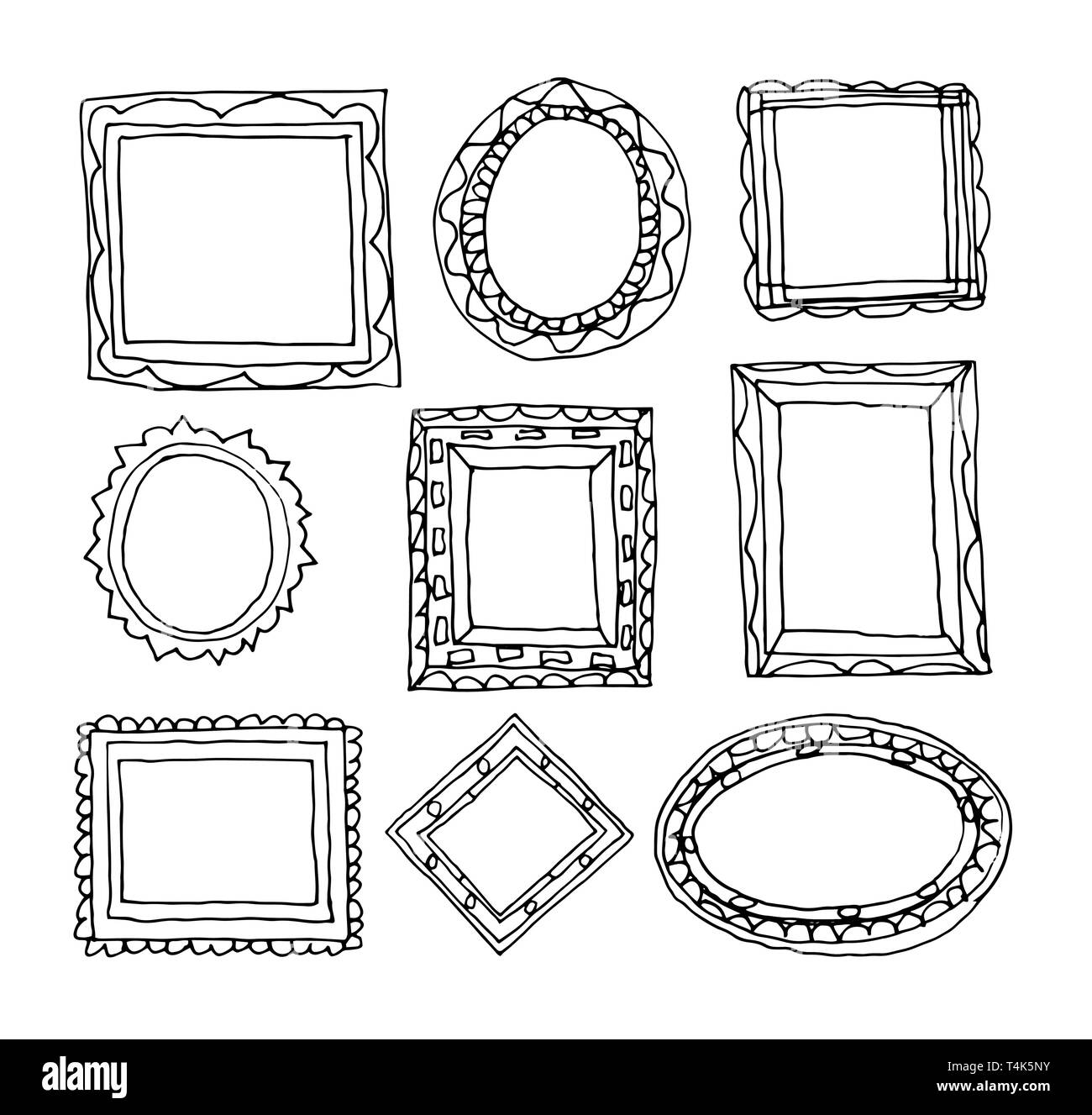 Rustic picture frames Cut Out Stock Images & Pictures - Alamy