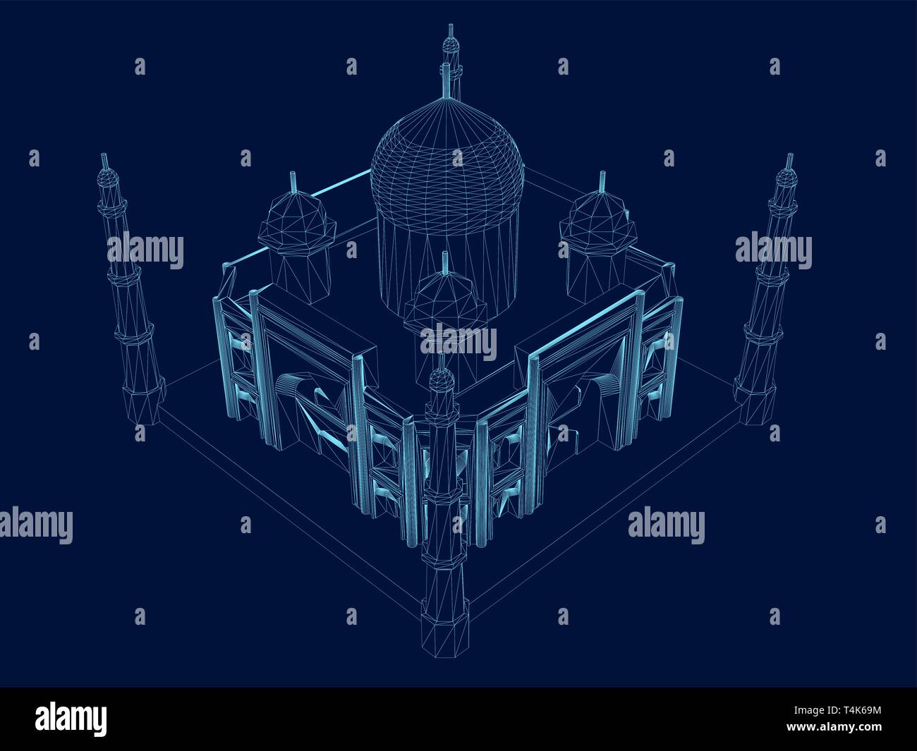 Taj Mahal Blueprint