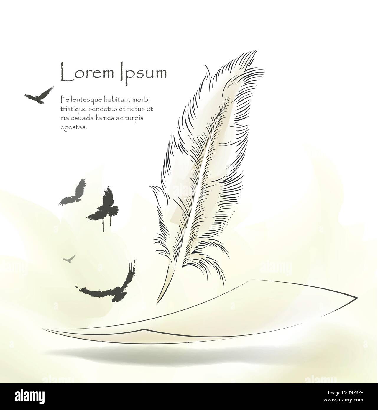 Old english writing Stock Vector Images - Alamy