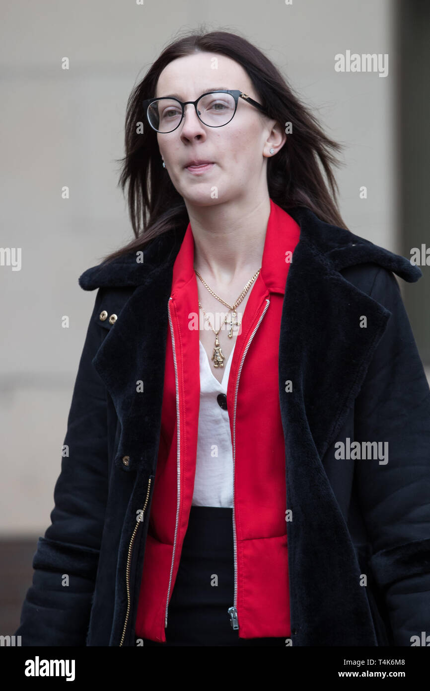 Rosann Newton arrives at Nottingham Crown Court where she faces trial ...