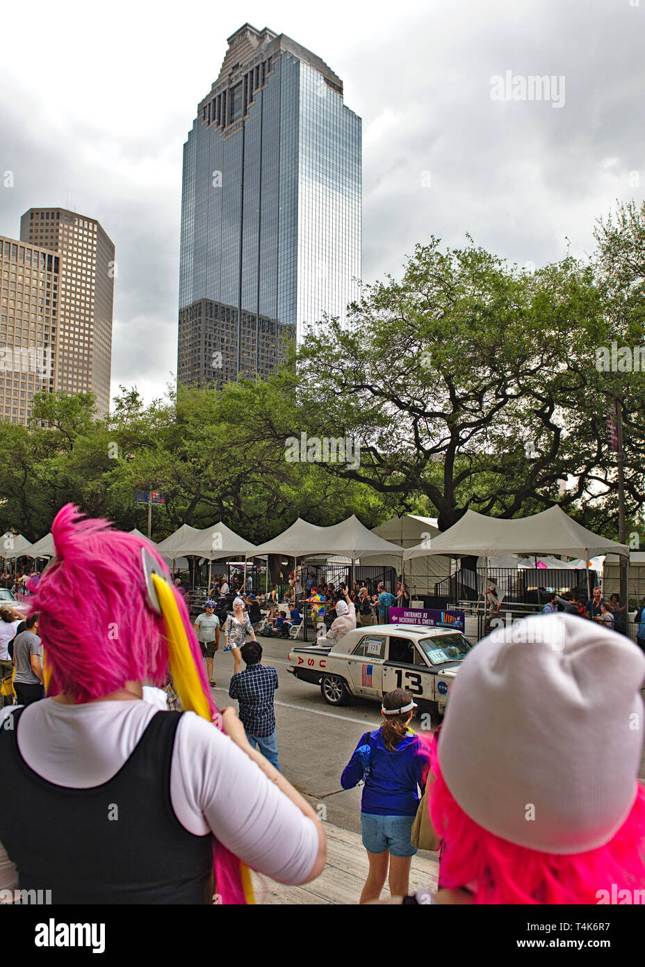 Houston car parade hi-res stock photography and images - Alamy