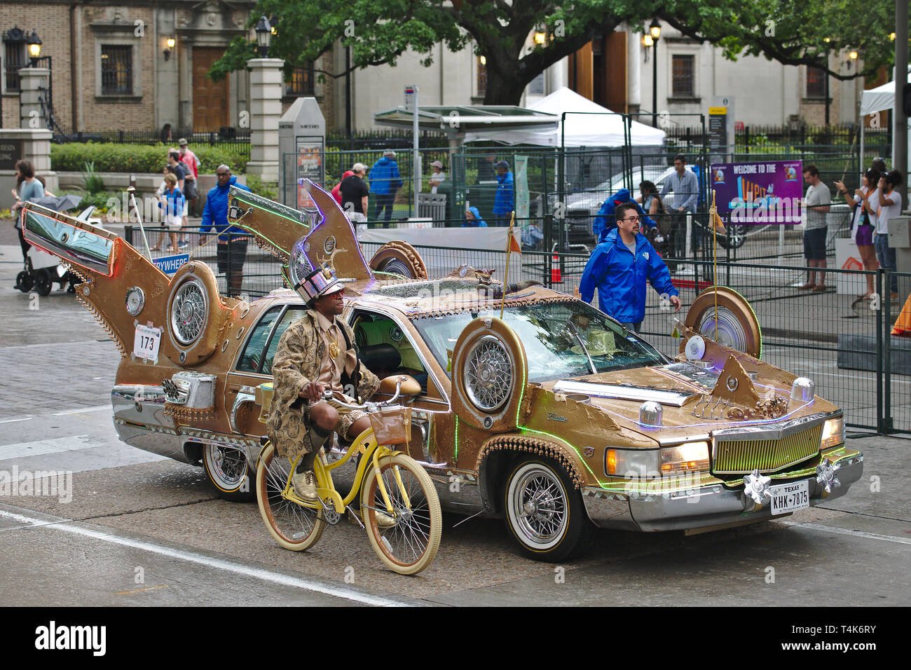 Houston car parade hi-res stock photography and images - Alamy