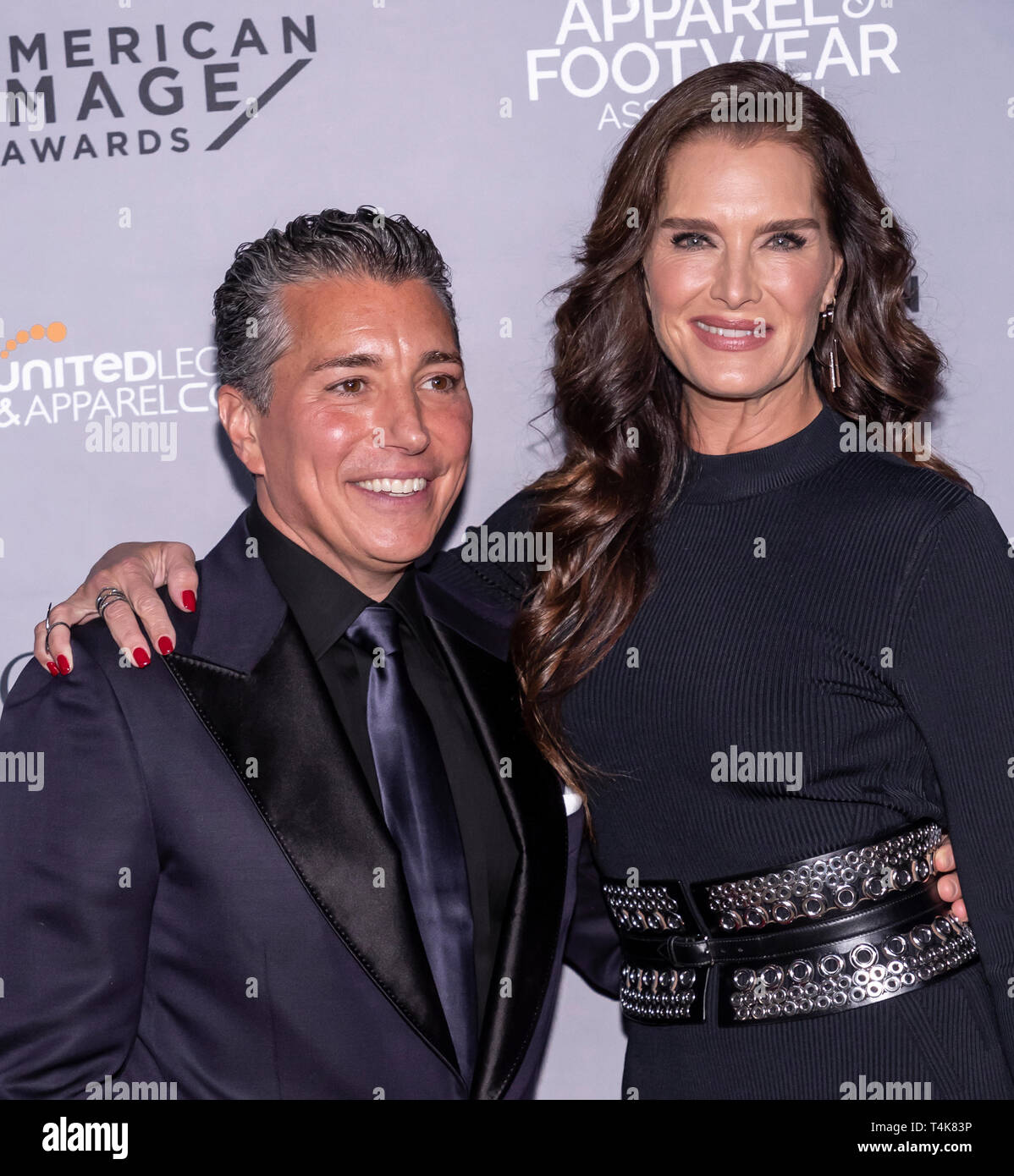 New York, United States. 15th Apr, 2019. Isaac Ash and Brooke Shields ...