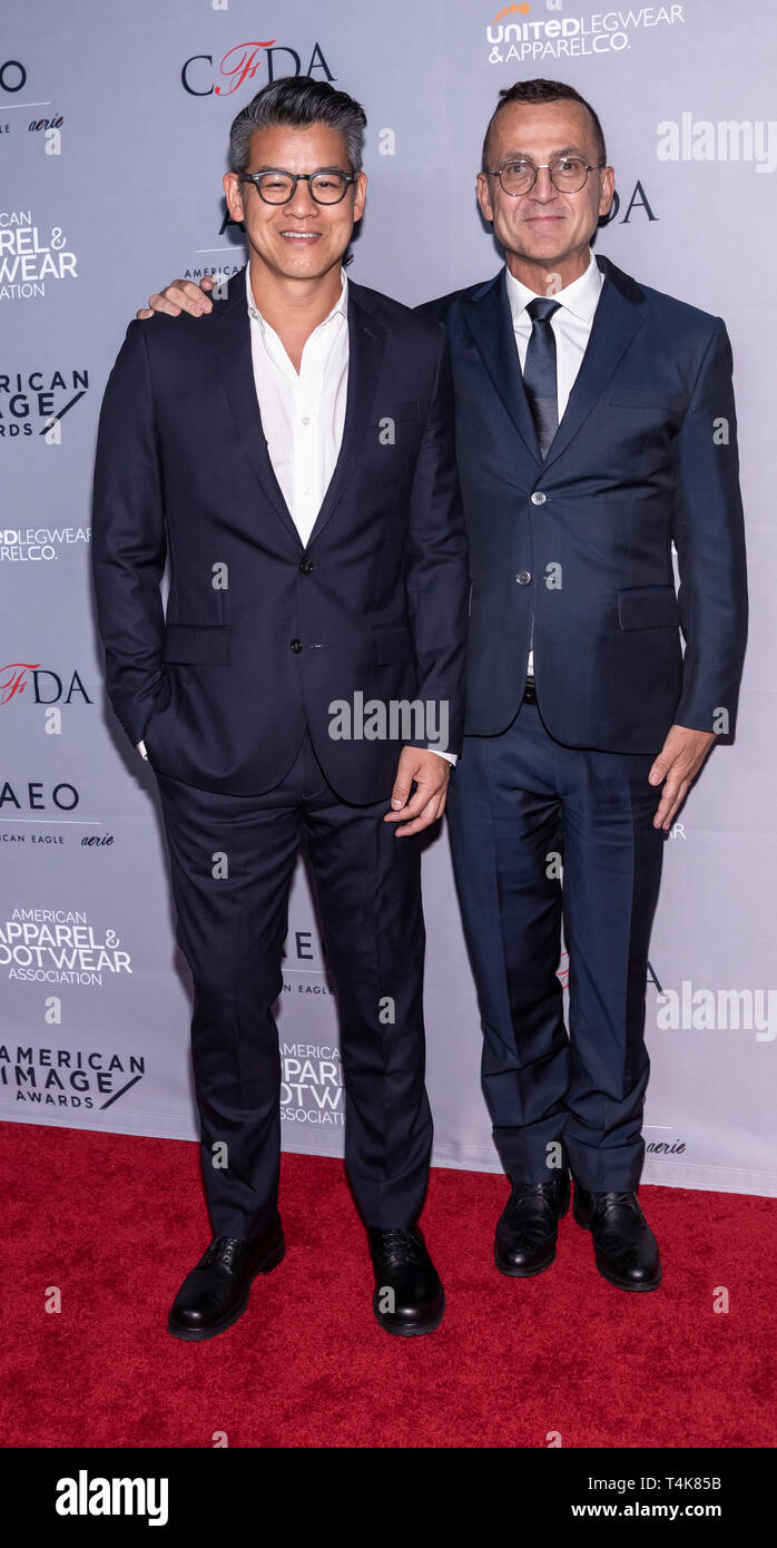 New York, United States. 15th Apr, 2019. Peter Som and Steven Kolb ...