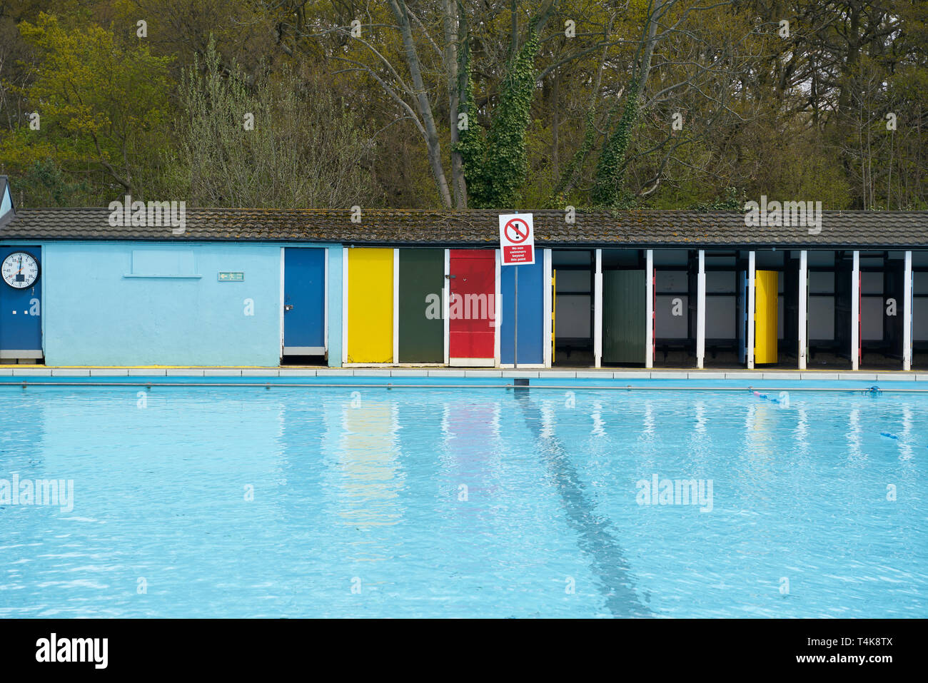 Tooting Bec lido Stock Photo - Alamy