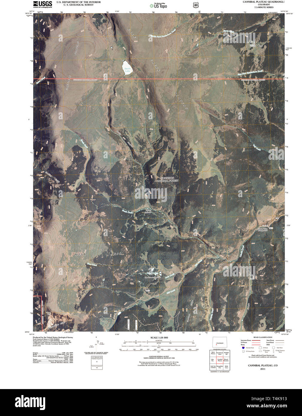 Colorado plateau map hi-res stock photography and images - Alamy