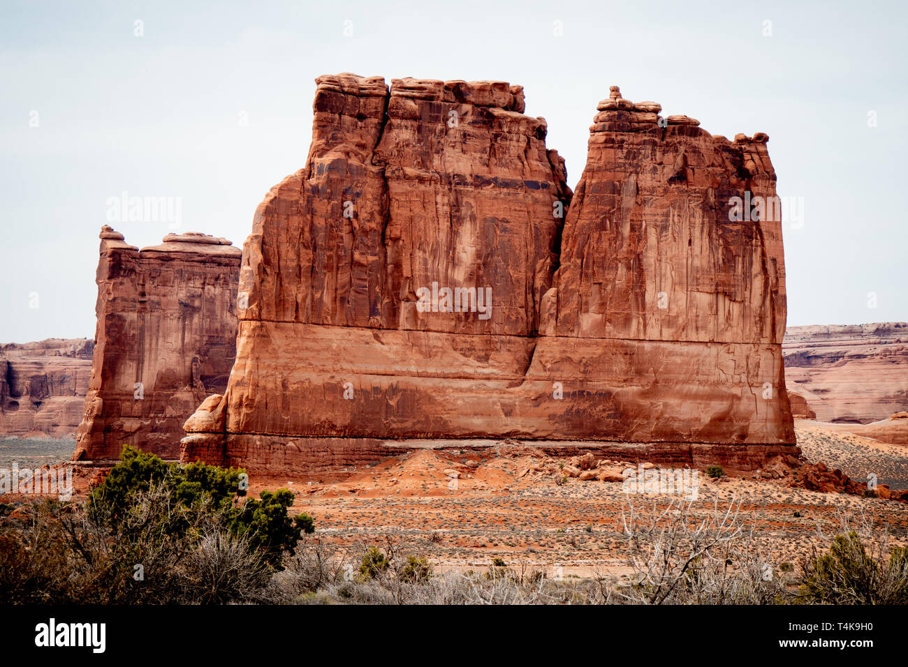 Arches National Park in Utah - famous landmark Stock Photo - Alamy