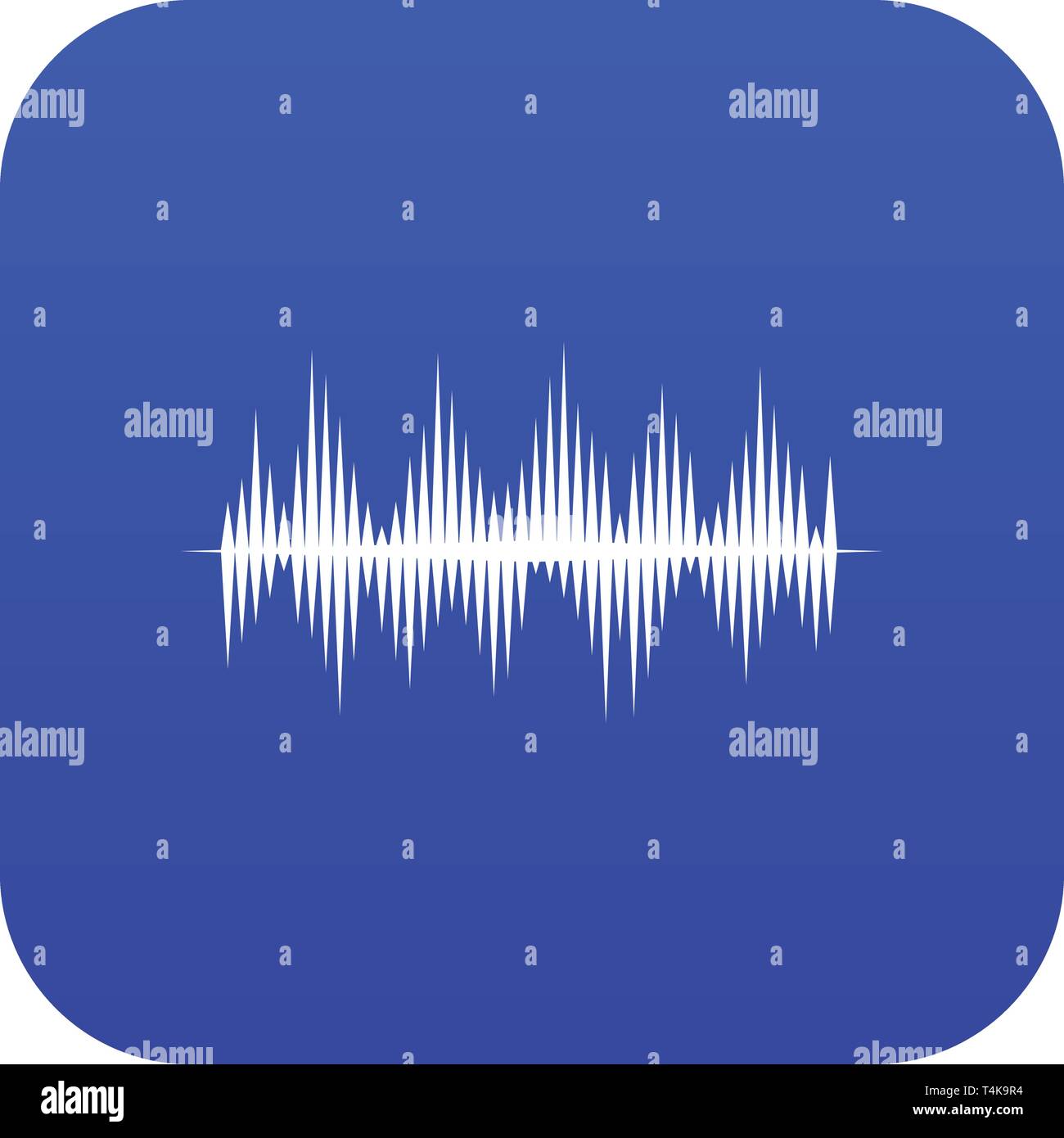 Audio digital equalizer technology icon digital blue Stock Vector Image ...