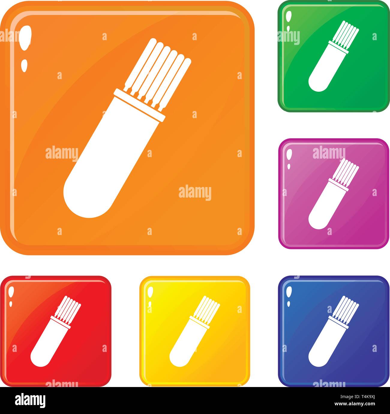 Welding Rods icons set vector color Stock Vector Image & Art - Alamy