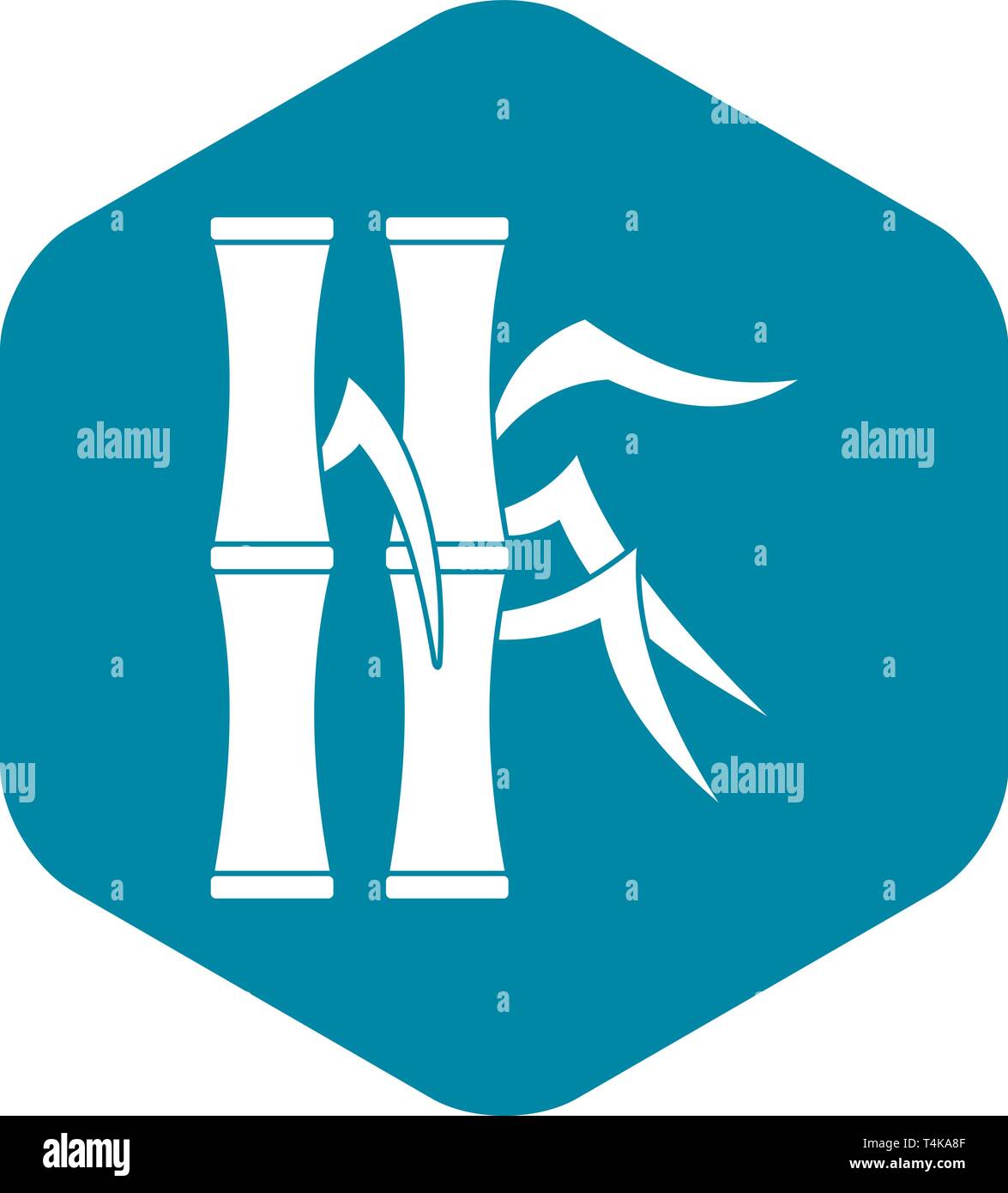Bamboo stems icon, simple style Stock Vector Image & Art - Alamy