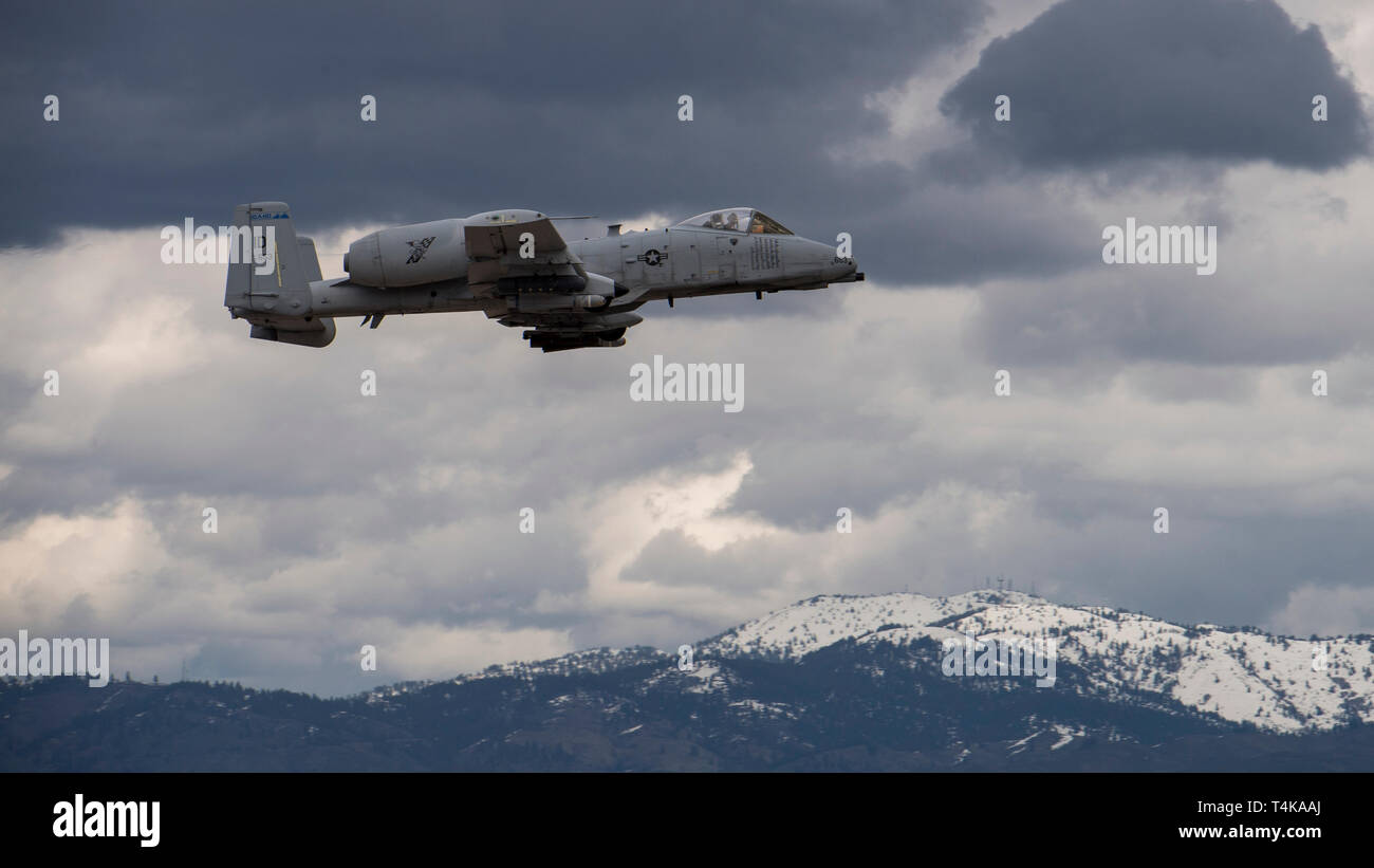 Col. Tim Donnellan, the 124th Fighter Wing commander, performs a go ...