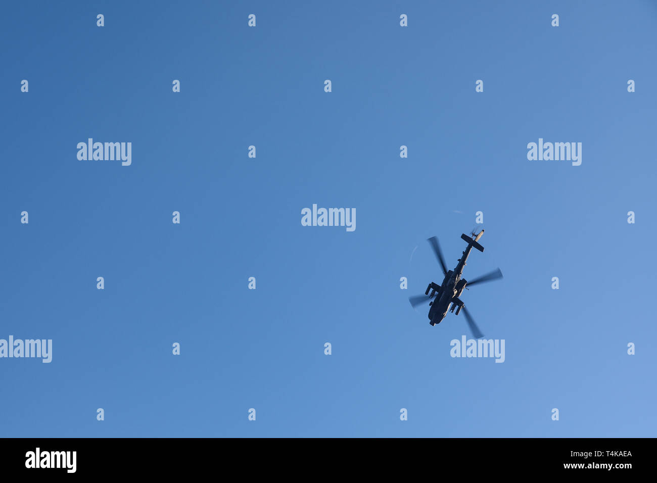 U.S. Army AH-64 Apache attack helicopter assigned to the 25th Combat ...