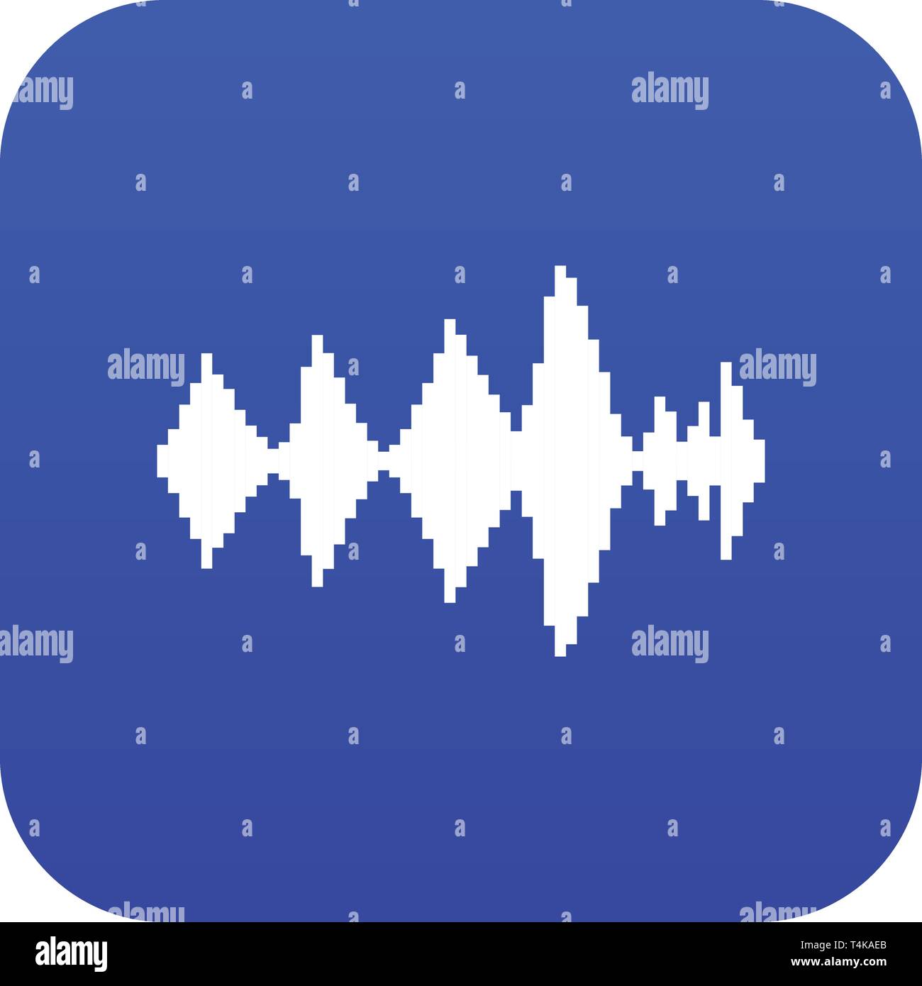 Audio digital equalizer technology icon digital blue Stock Vector Image ...