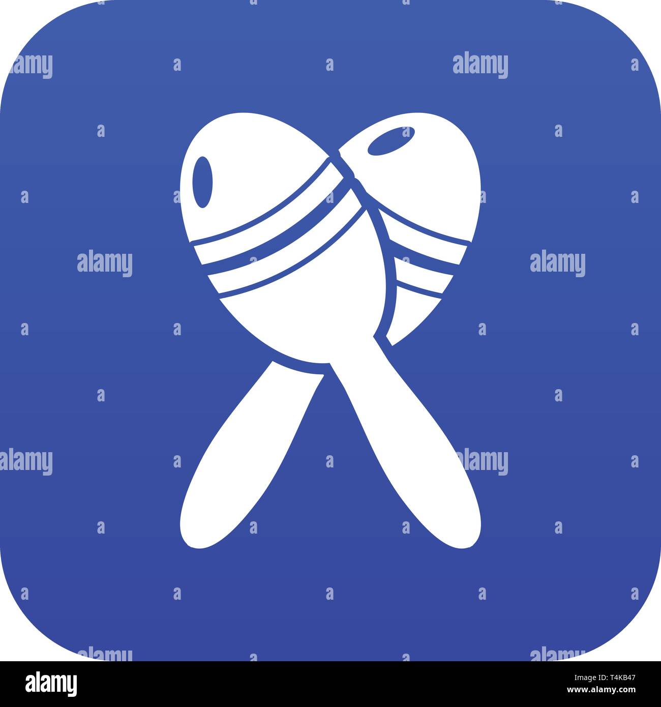 Mexican maracas icon blue vector Stock Vector Image & Art - Alamy