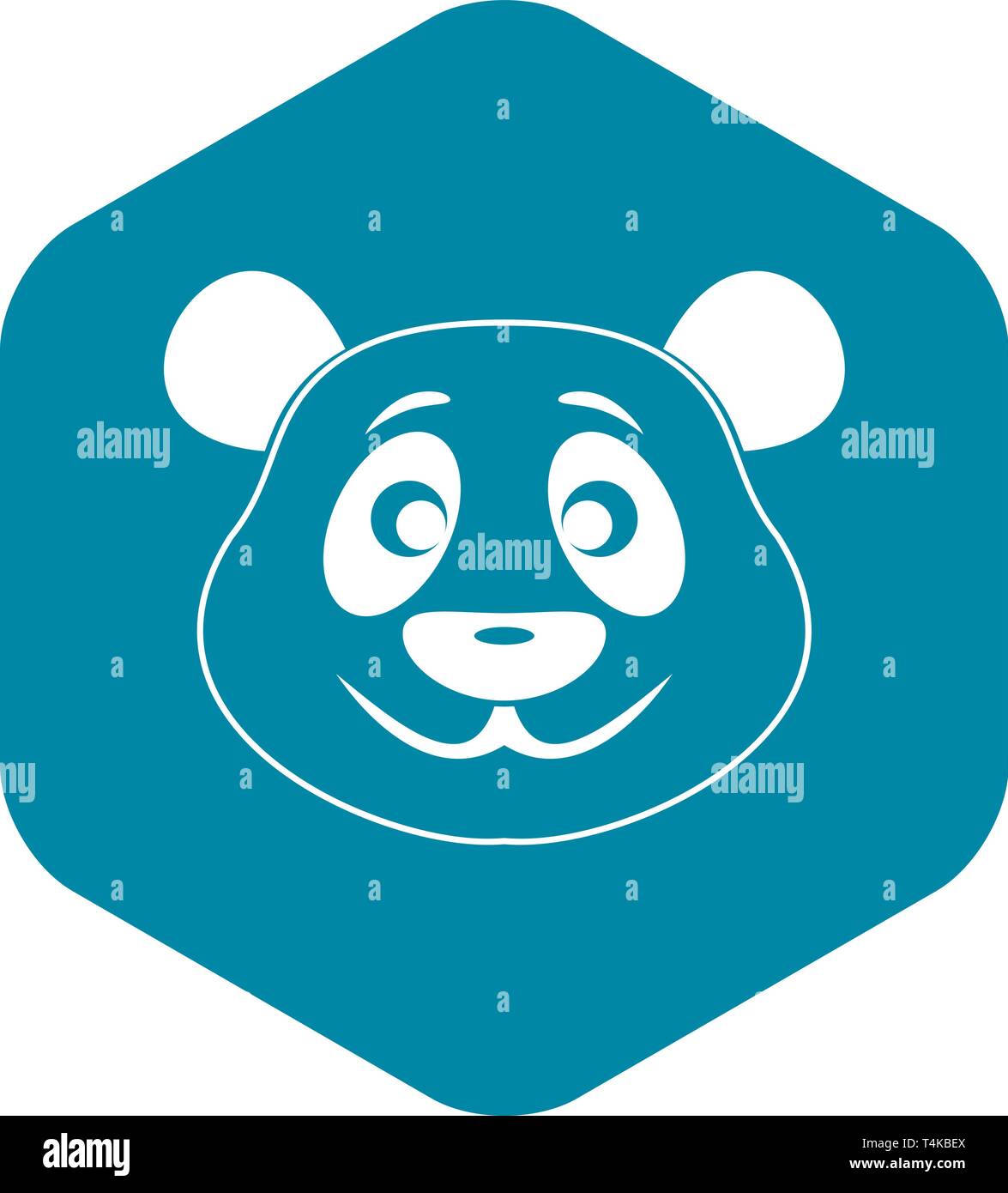 Panda icon, simple style Stock Vector Image & Art - Alamy