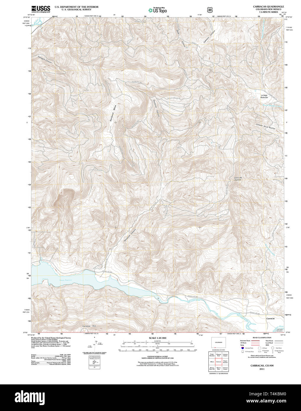 Colorado topo map hi-res stock photography and images - Alamy