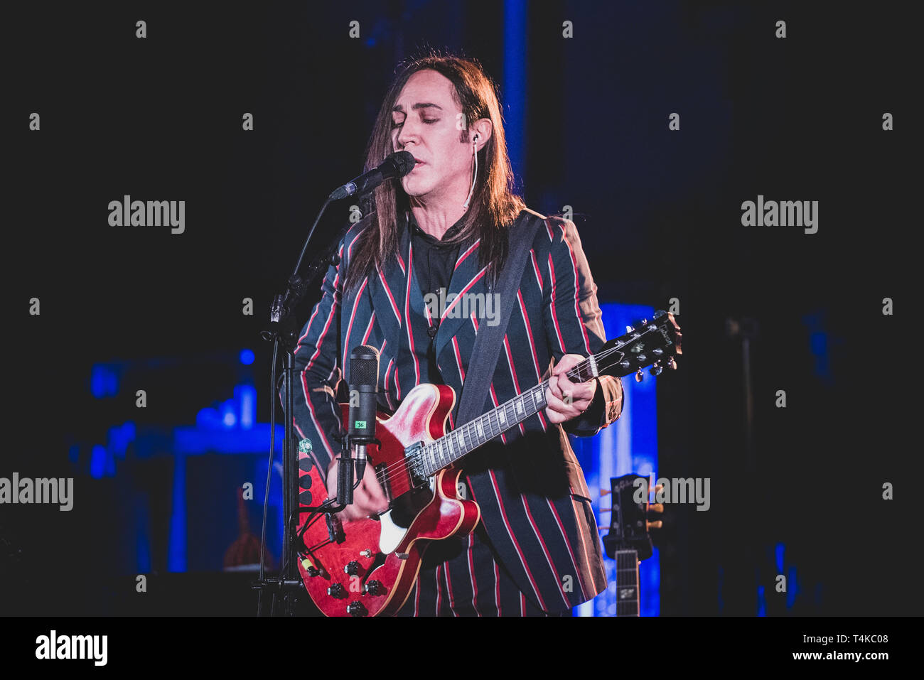 Manuel Agnelli, singer and founder of the Italian punk rock band ...