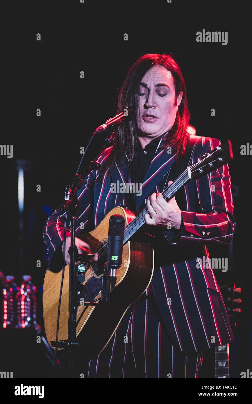 Manuel Agnelli, singer and founder of the Italian punk rock band ...