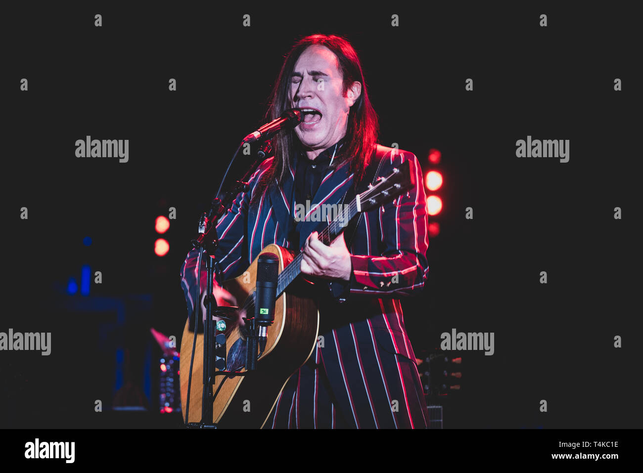 Manuel Agnelli, singer and founder of the Italian punk rock band ...