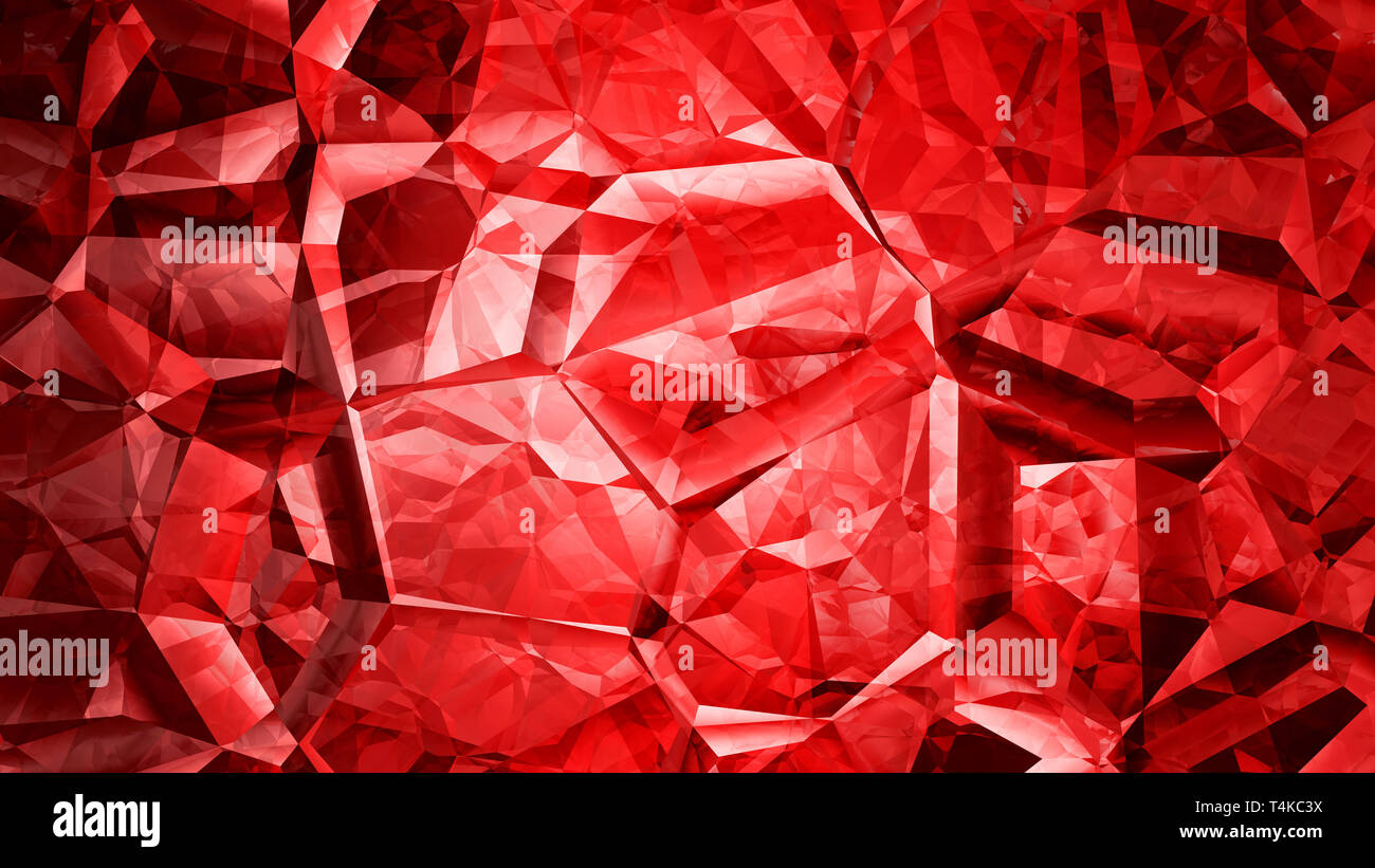 Red Crystal Abstract background Stock Photo - Alamy