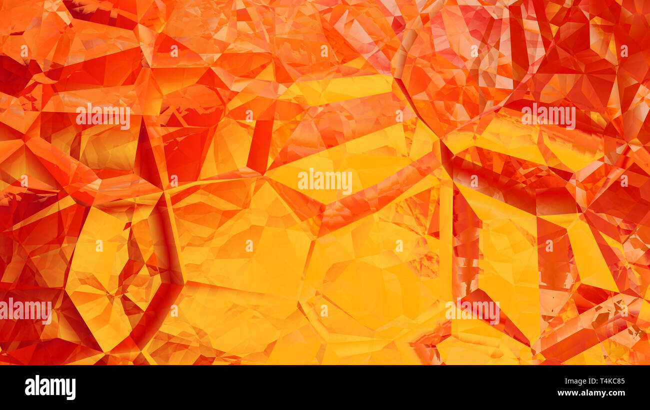 Red and Yellow Abstract Crystal Background Stock Photo - Alamy
