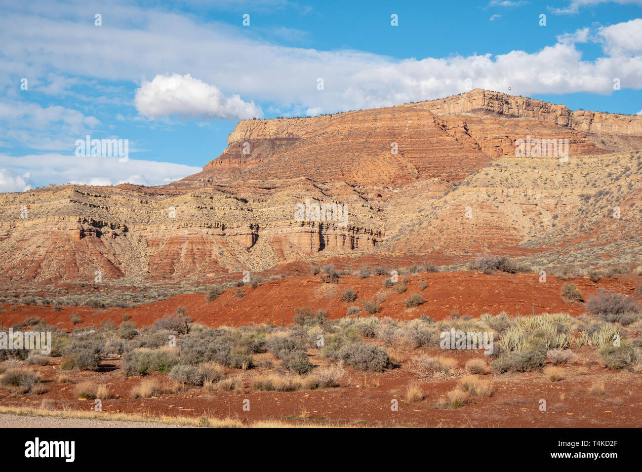 Red mountains at Snow Canyon in Utah Stock Photo - Alamy