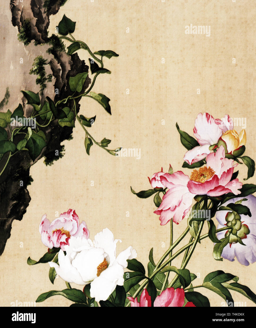 Lang Shining's "xianechangchuntu". A rare masterpiece for the fusion of ...