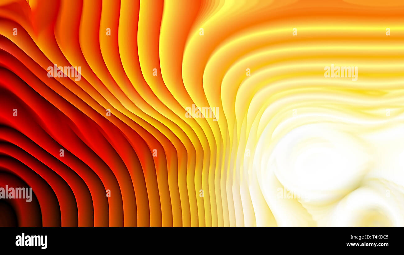 Orange and White 3d Abstract Curved Lines Texture Stock Photo - Alamy