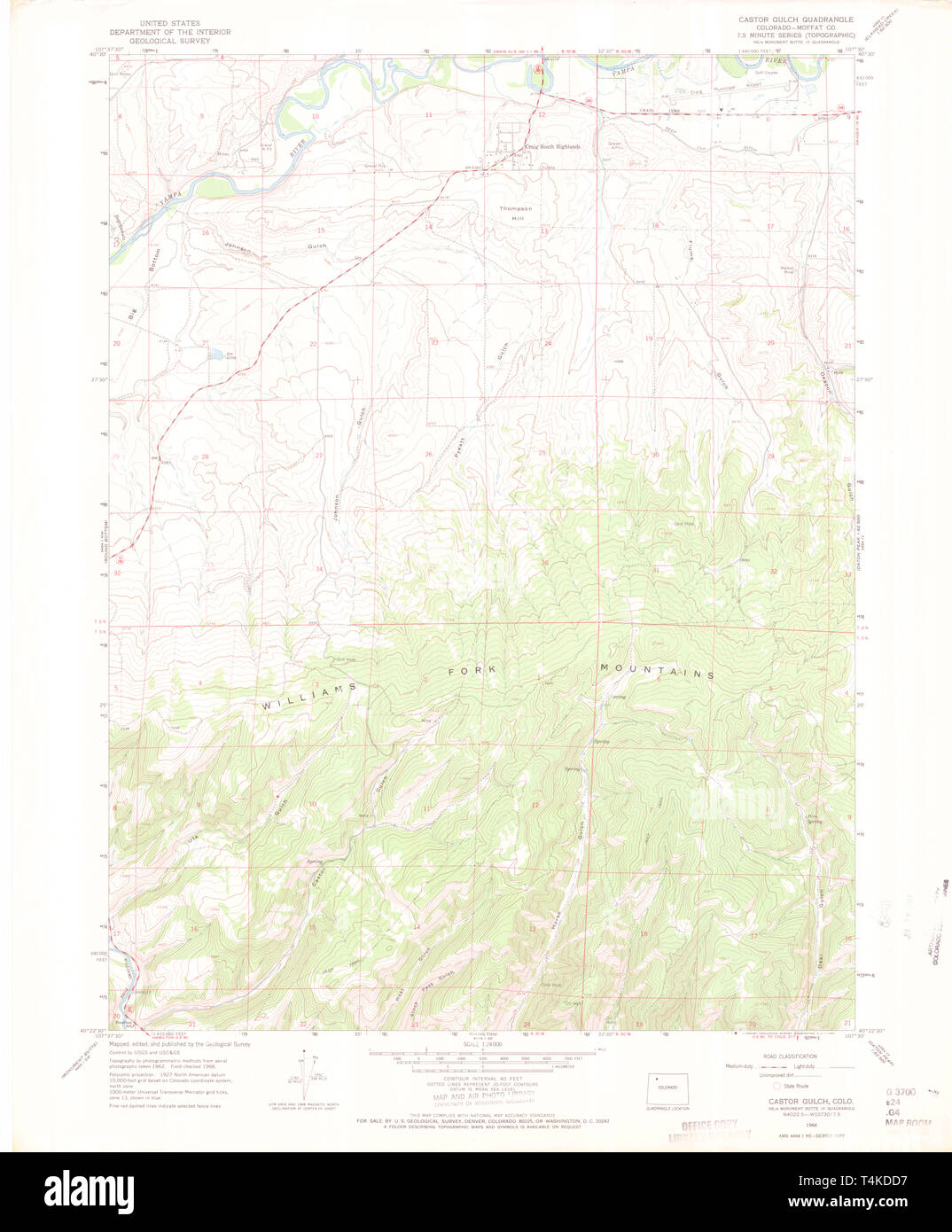 Castor map hi-res stock photography and images - Alamy