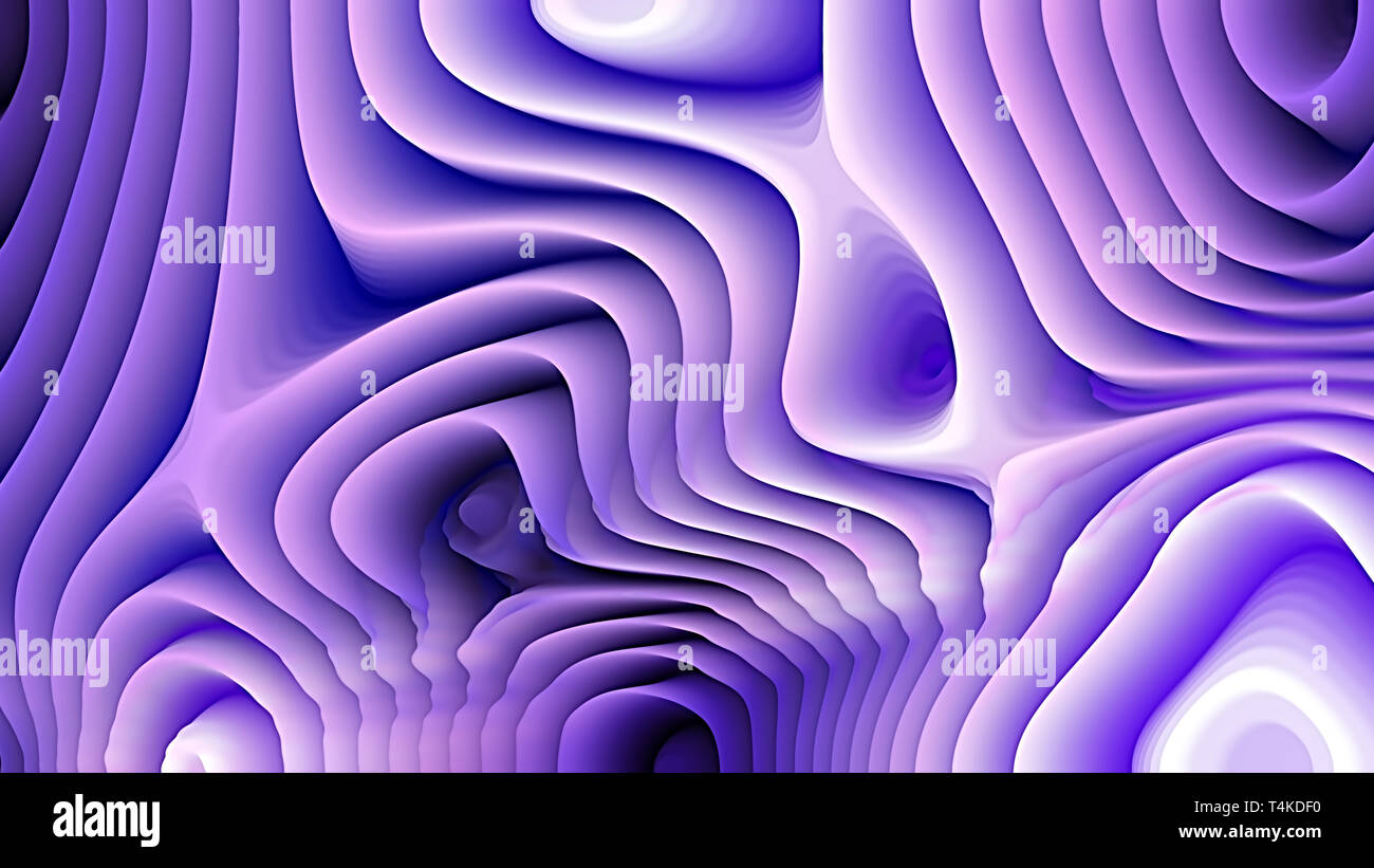 Purple and White 3d Curved Lines Texture Stock Photo - Alamy
