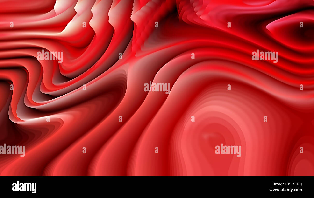 Abstract Red Curvature Ripple Background Stock Photo - Alamy