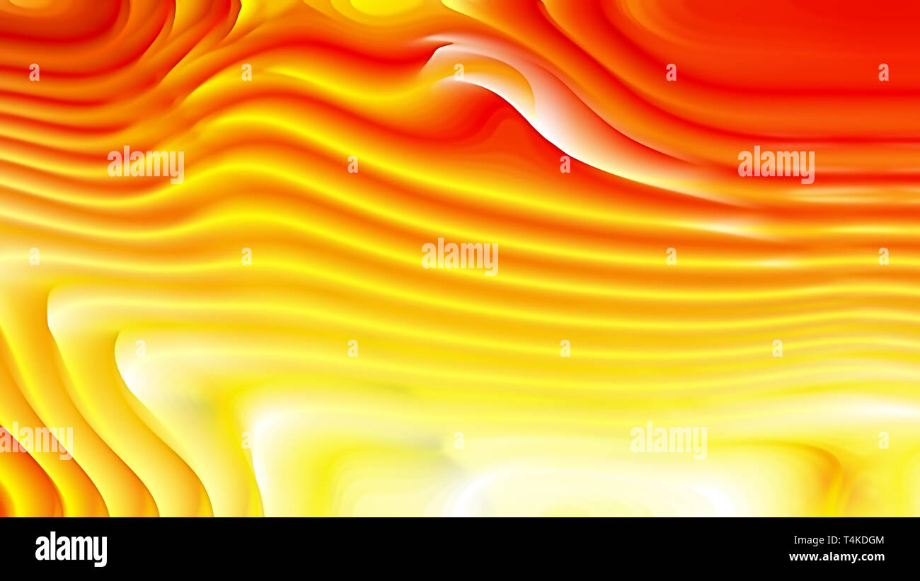 Abstract Red and Yellow Curvature Ripple Background Stock Photo - Alamy
