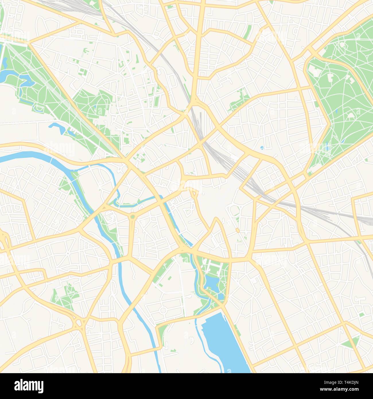 Hannover map Stock Vector Images - Alamy