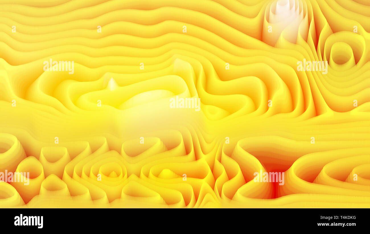 Abstract Yellow Curved Lines Ripple Texture Background Stock Photo - Alamy
