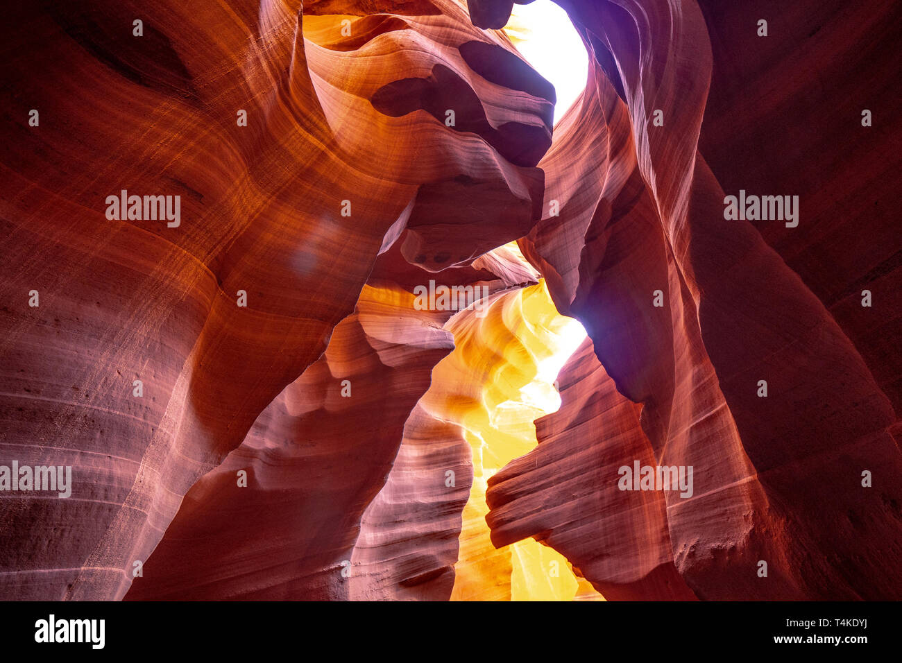 Antelope Canyon - amazing colors of the sandstone rocks Stock Photo - Alamy