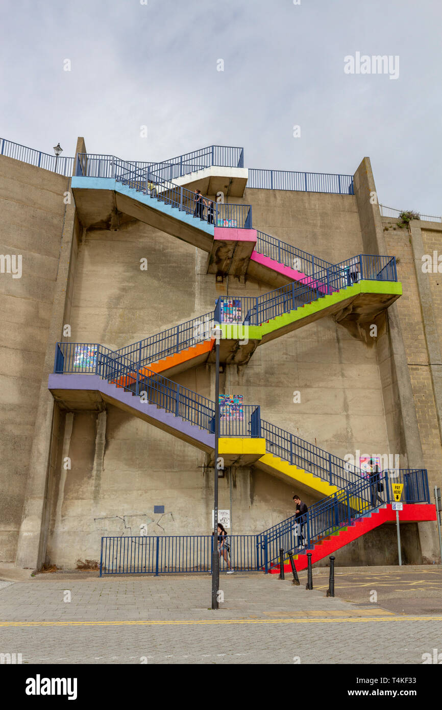 Rainbow steps hi-res stock photography and images - Alamy