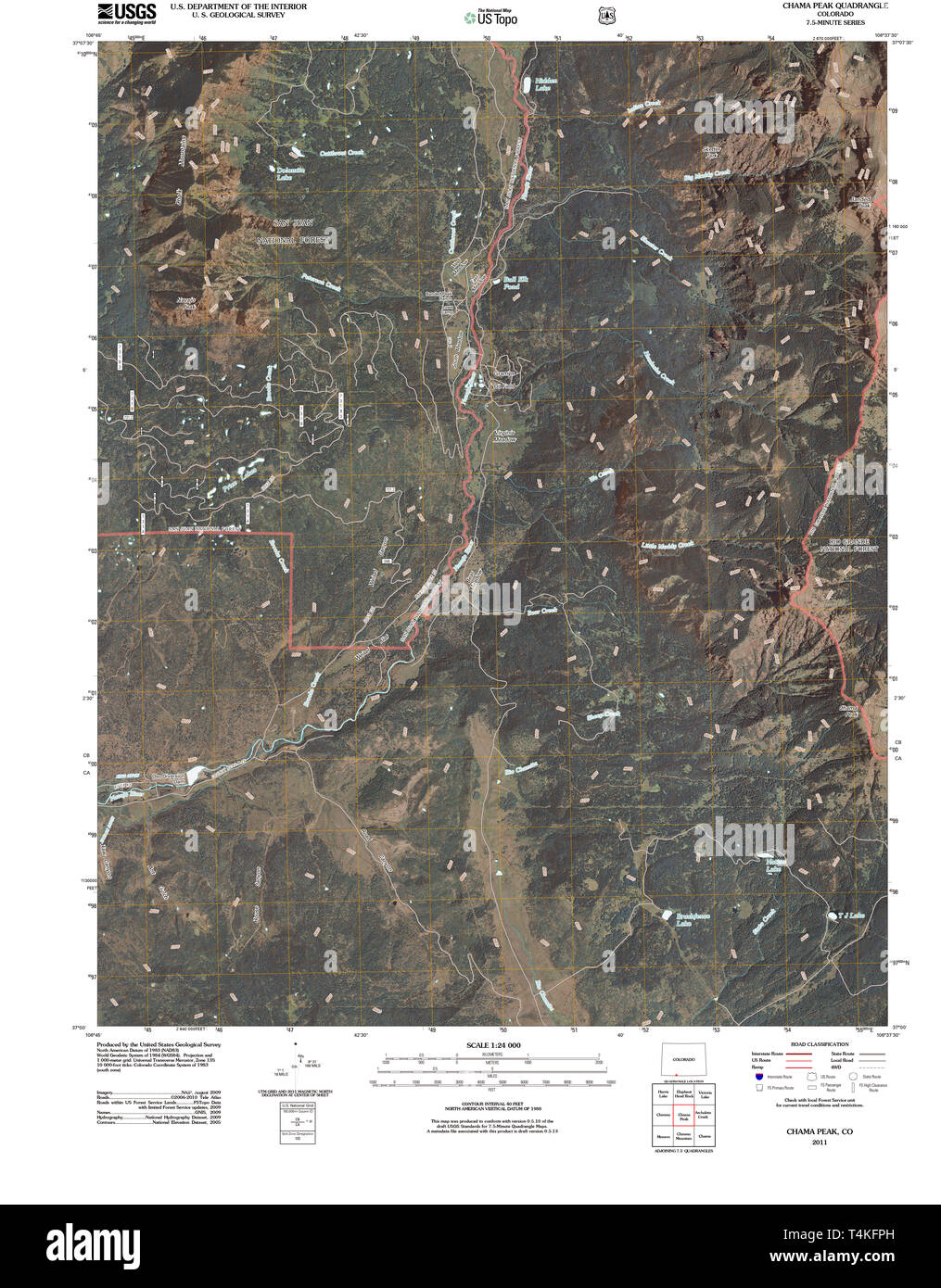 Map of chama hi-res stock photography and images - Alamy